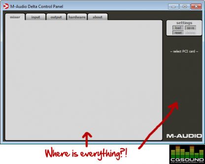 The Trick To Getting The M-Audio Delta 44 Working With Windows 7 - CG Sound